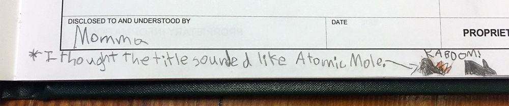 Using a lab notebook for homeschool science