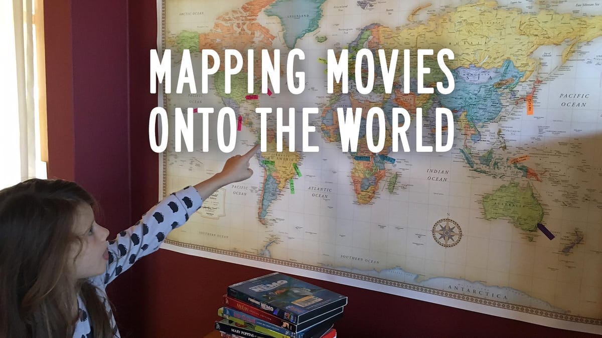 Mapping movies onto the world