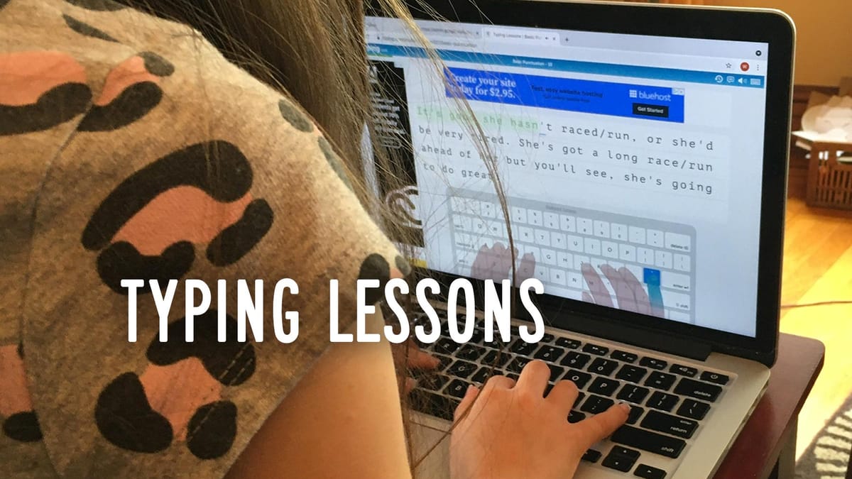 Typing lessons